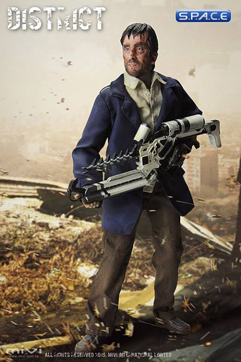 1/6 Scale Wikus Van De Merwe Head and Outfit (District 9)