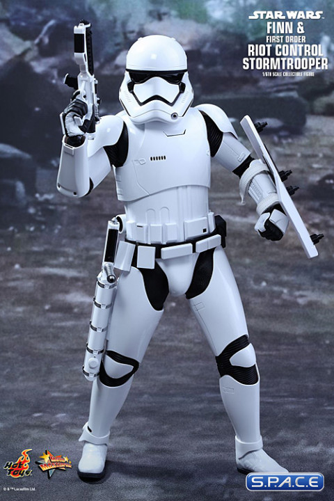 1/6 Scale Finn and First Order Riot Control Stormtrooper Movie ...