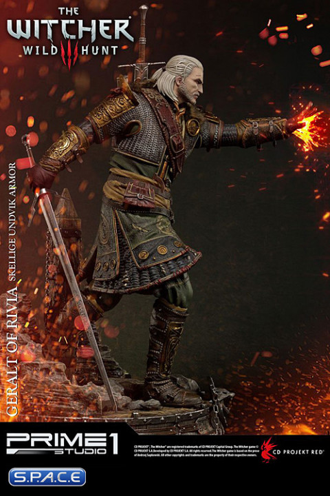 1/4 Scale Geralt of Rivia Skellige Undvik Armor Premium Masterline ...