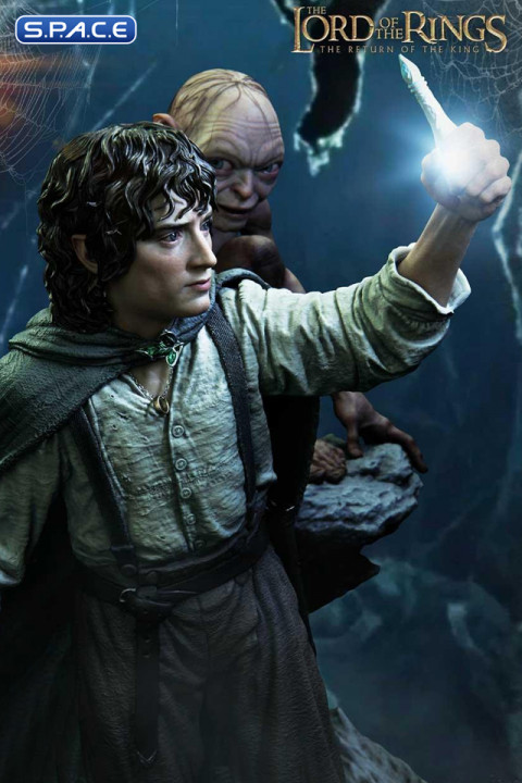 1/4 Scale Frodo & Gollum Premium Masterline Statue - Bonus Version ...