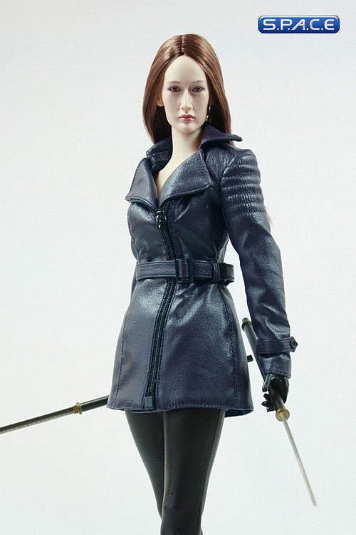 1/6 Scale »Nikita« Female Agents Leather Coat Set C