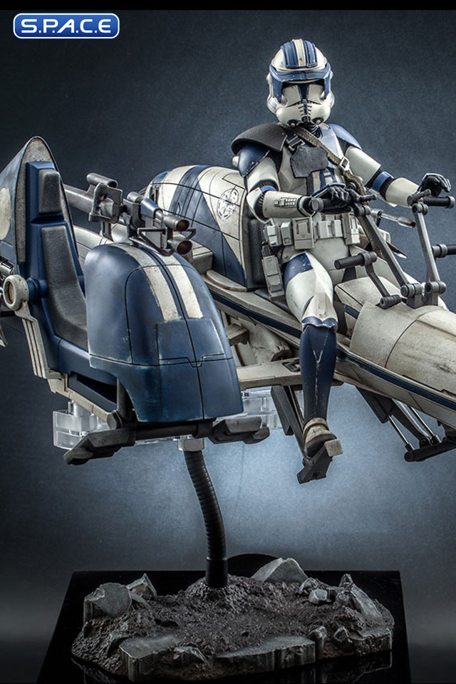 1/6 Scale Heavy Weapons Clone Trooper and BARC Speeder with Sidecar TV ...