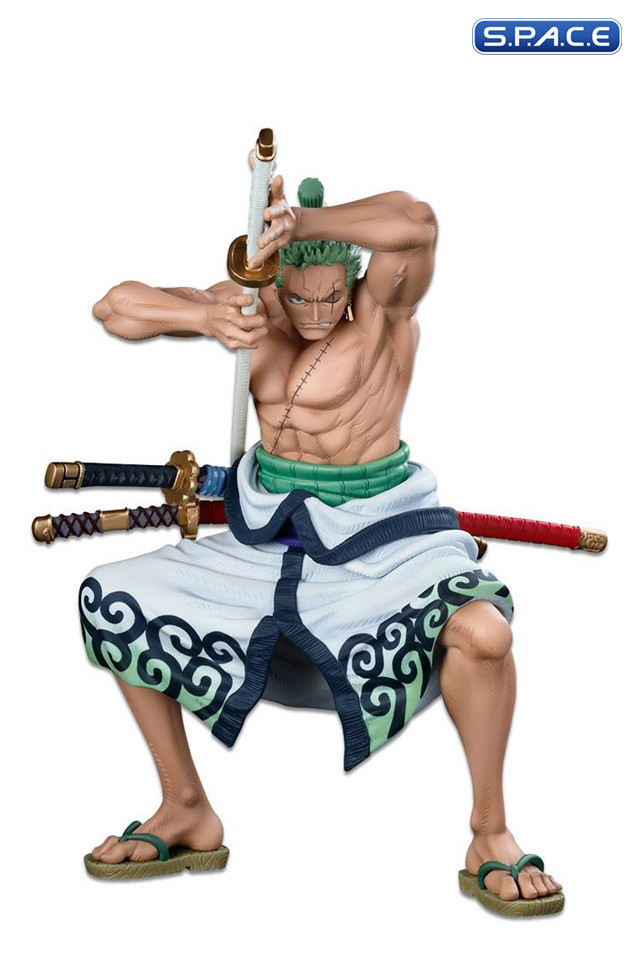 The Roronoa Zoro Super Master Stars Piece PVC Statue - The Brush ...