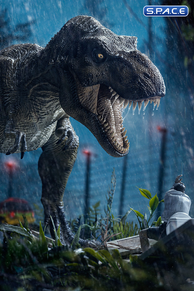 1/20 Scale T-Rex attacks Donald Gennaro Demi Art Scale Diorama ...