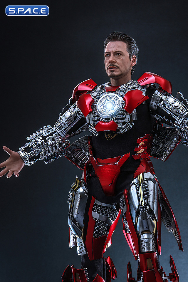 1/6 Scale Tony Stark Mark VII Suit Up Version Movie Masterpiece MMS718 ...