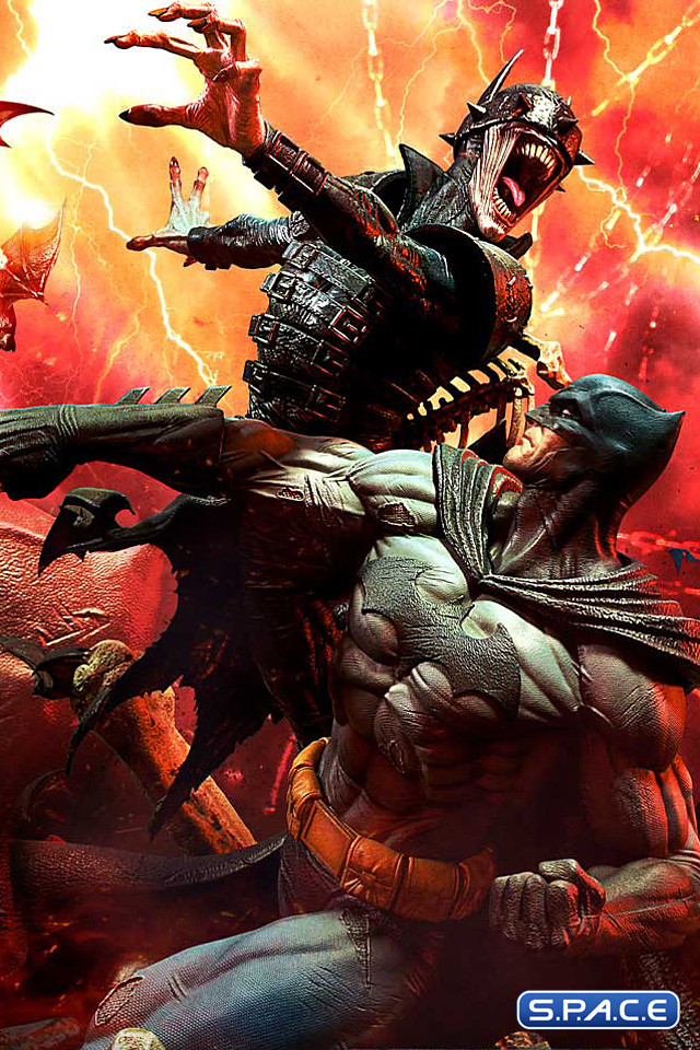 1/4 Scale Batman vs. Batman Who Laughs Deluxe Ultimate Premium ...