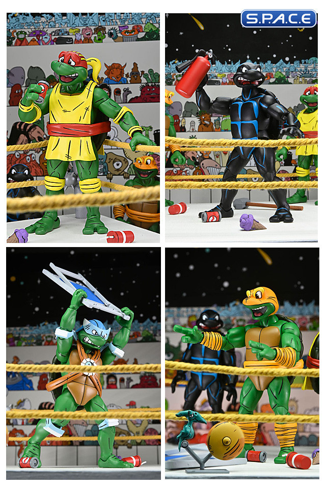 Stump Wrestling Turtles 4-Pack (Teenage Mutant Ninja Turtles)