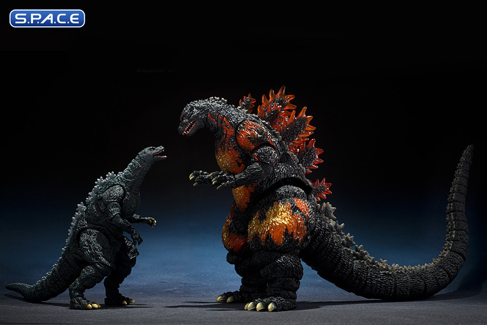 S.H.MonsterArts Godzilla Jr. & Destoroyah Evolution Set (Godzilla vs ...