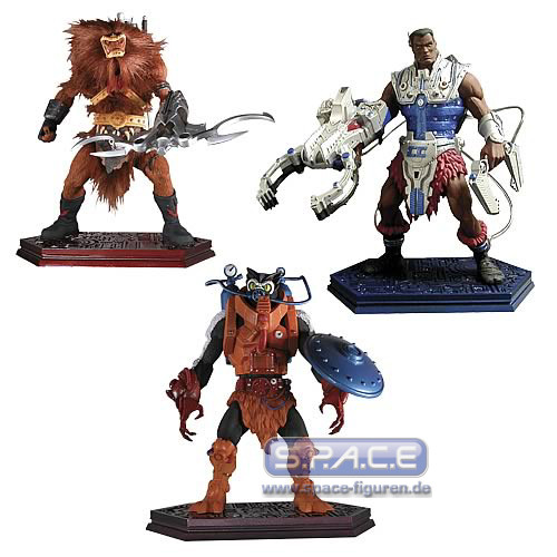 3er Komplettsatz: MOTU 6" Mini-Statues Series 2
